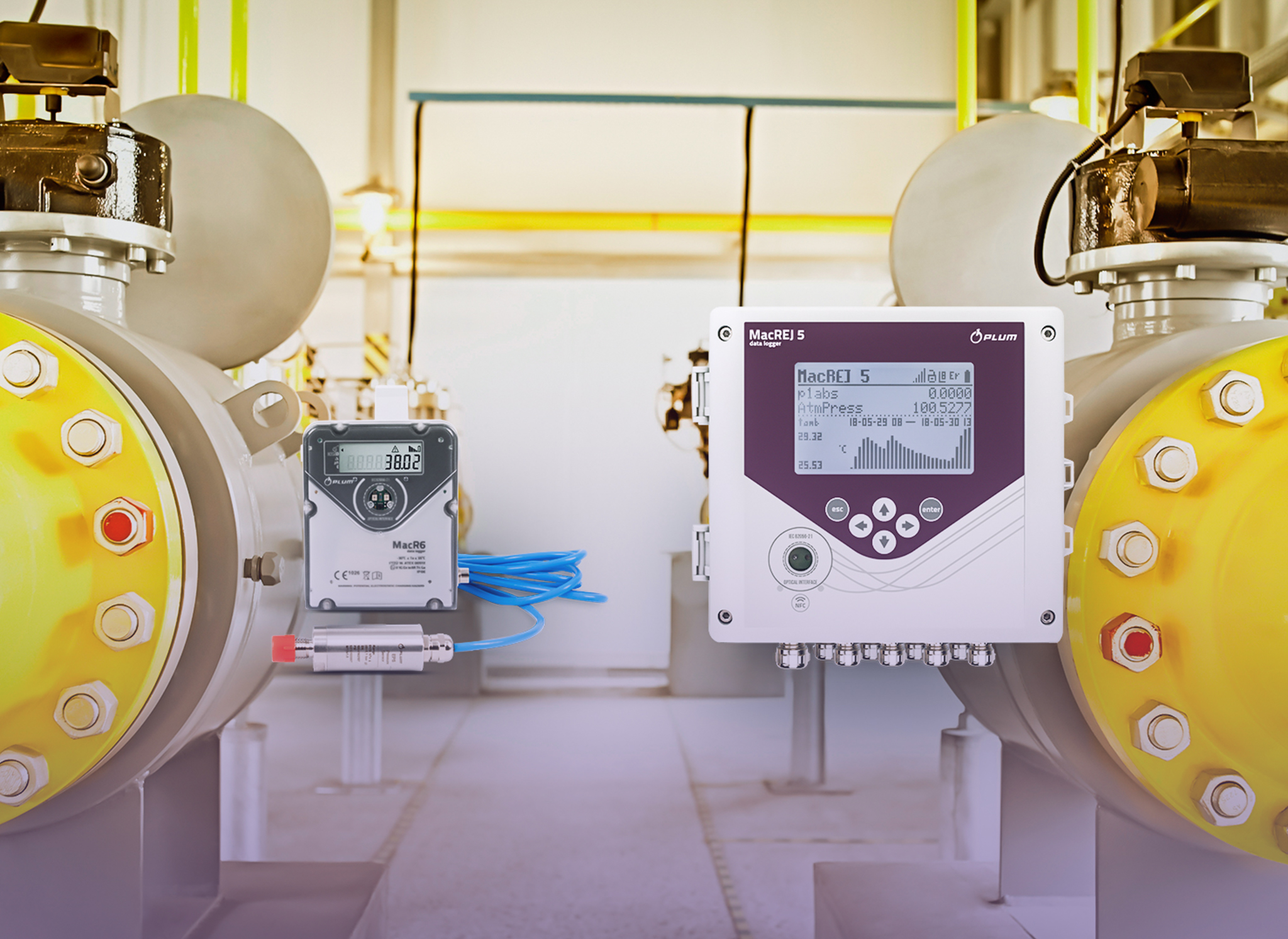 control de la red de gas - PLUM GAS